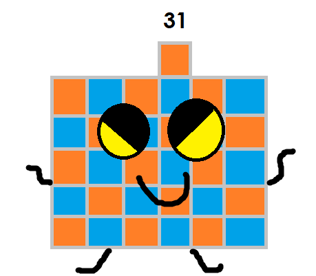 Thirty-One/Fanmade Gallery | Numberblocks Wiki | Fandom