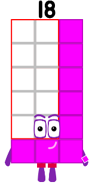 Eighteen (character)/Fanmade Gallery | Numberblocks Wiki | Fandom