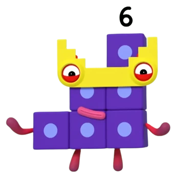 Six (character) | Numberblocks Wiki | Fandom