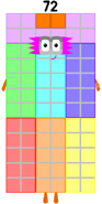 Seventy-Two/Fanmade Gallery | Numberblocks Wiki | Fandom
