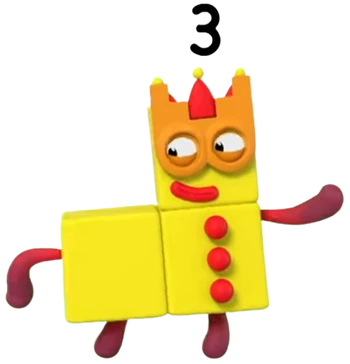 Three (character) | Numberblocks Wiki | Fandom