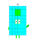 Fifty-Four/Fanmade Gallery | Numberblocks Wiki | Fandom