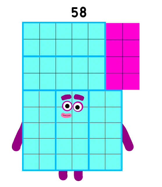 User blog:MintyBuddy2122232425/Fifty-Eight | Numberblocks Wiki | Fandom