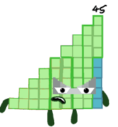 Forty-Five/Fanmade Gallery | Numberblocks Wiki | Fandom