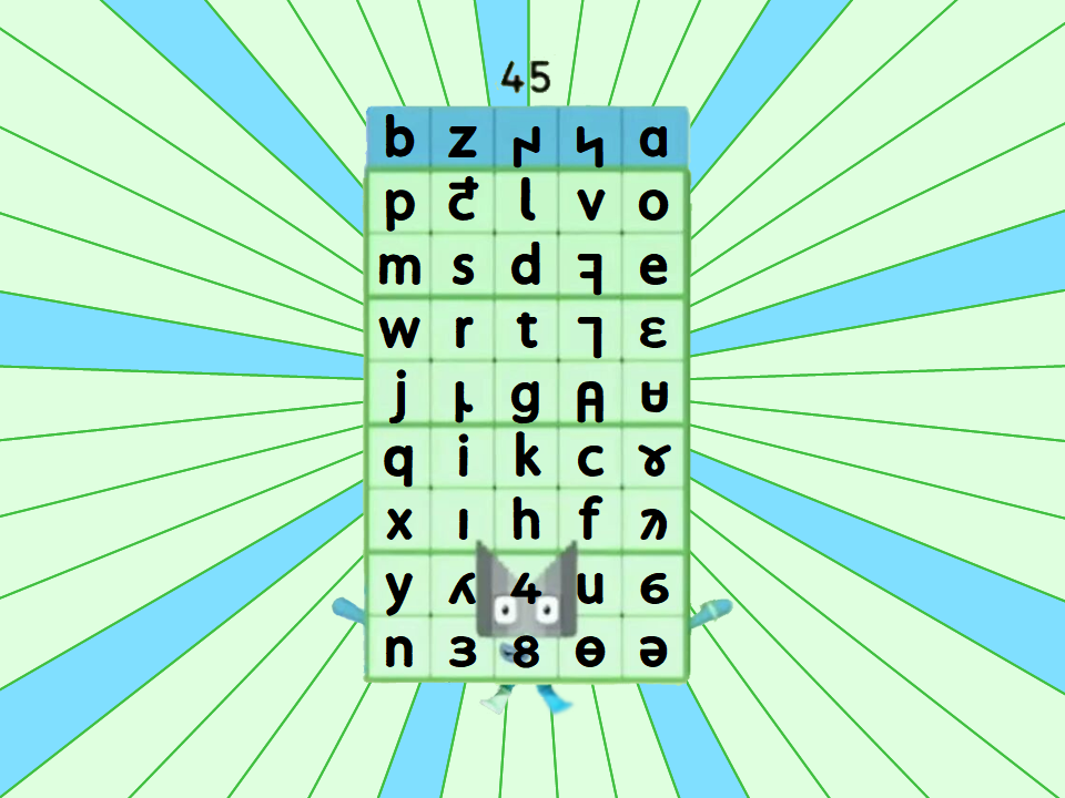 Forty-Five/Fanmade Gallery | Numberblocks Wiki | Fandom