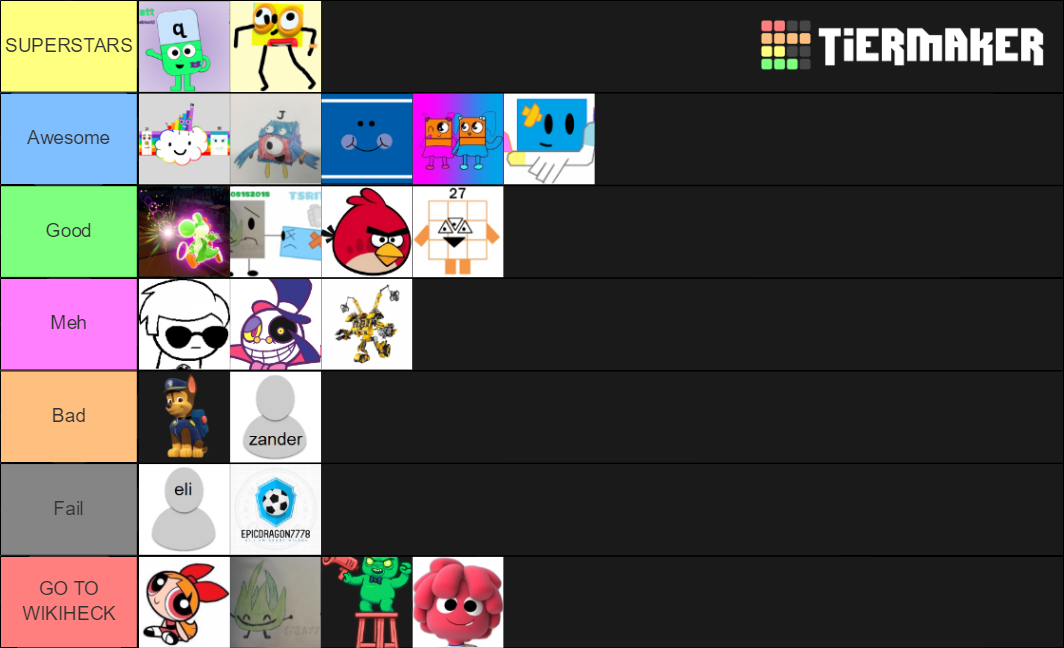 User Blog TSRITW I Made A Tier List Of LBW Users Numberblocks Wiki user-blog-tsritw-i-made-a-tier-list-of-lbw-users-numberblocks-wiki