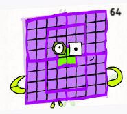 Sixty-Four/Fanmade Gallery | Numberblocks Wiki | Fandom