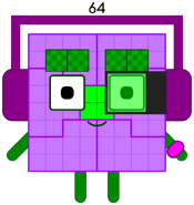 Sixty-Four/Fanmade Gallery | Numberblocks Wiki | Fandom
