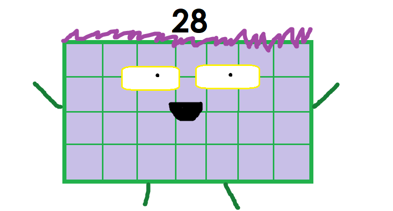 Twenty-Eight/Fanmade Gallery | Numberblocks Wiki | Fandom