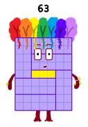 Sixty-Three | Numberblocks Wiki | Fandom