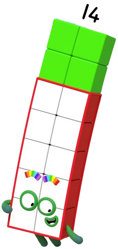 Fourteen (character) | Numberblocks Wiki | Fandom