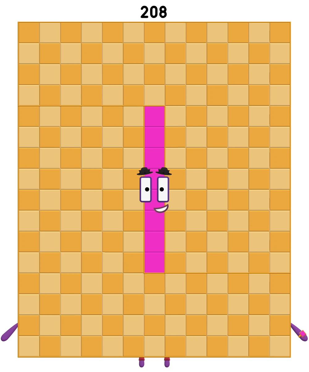 208 | Numberblocks big Wiki | Fandom