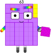 Sixty-Three | Numberblocks Wiki | Fandom