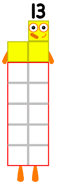 Thirteen (character)/Fanmade Gallery | Numberblocks Wiki | Fandom
