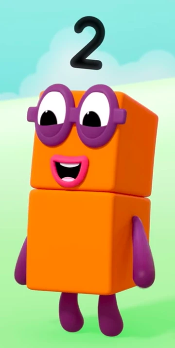 Numberblocks Two 2 as a Human Cartoon #numberblocks