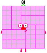Eighty-One/Fanmade Gallery | Numberblocks Wiki | Fandom