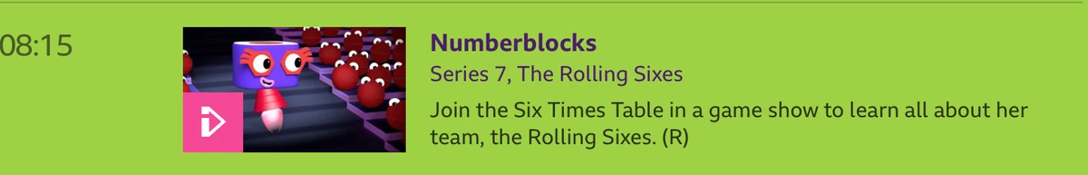 User blog:Hannah Wolter/The Rolling Sixes (Fixed) | Numberblocks Wiki ...