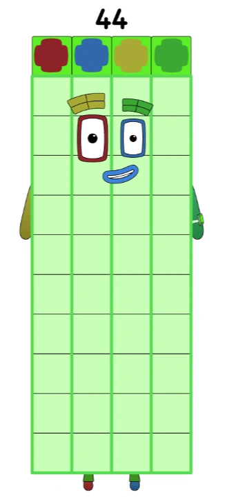 User blog:Braidenno10/Forty-Four | Numberblocks Wiki | Fandom