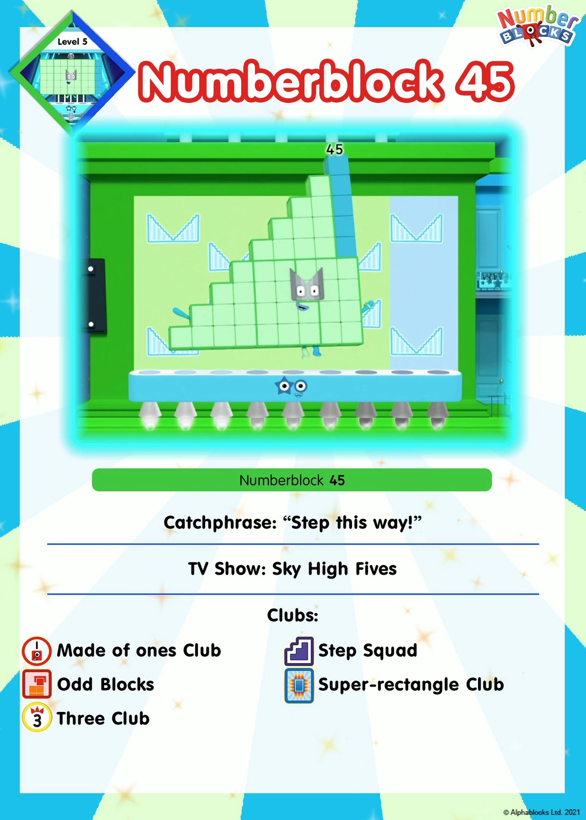 Forty-Five/Gallery | Numberblocks Wiki | Fandom