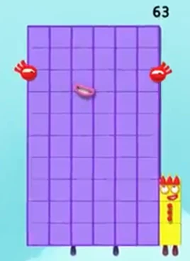 Sixty-Three | Numberblocks Wiki | Fandom