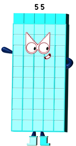 User Bloganimaljamrock123numberblocks 55 Akaluna Numberblocks