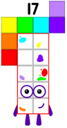 Seventeen (character)/Fanmade Gallery | Numberblocks Wiki | Fandom