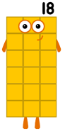 Eighteen (character)/Fanmade Gallery | Numberblocks Wiki | Fandom