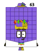 Sixty-Three/Fanmade Gallery | Numberblocks Wiki | Fandom