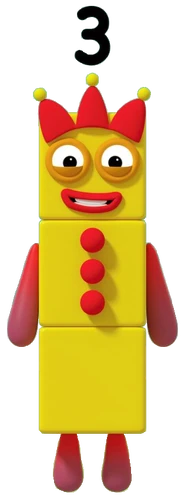 Three (character) | Numberblocks Wiki | Fandom