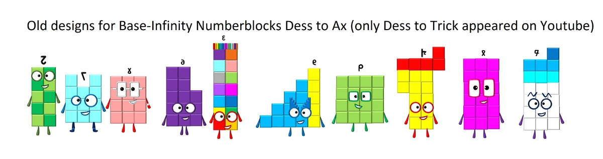 User blog:Bzum bzum/My OLD designs for Base-Infinity | Numberblocks ...