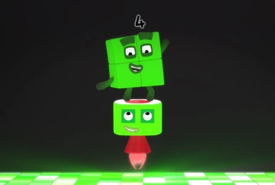 Numberblocks 4 Inflation Mario Characters Character