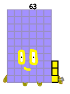 Sixty-Three/Fanmade Gallery | Numberblocks Wiki | Fandom