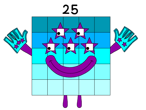 Twenty-Five/Fanmade Gallery | Numberblocks Wiki | Fandom