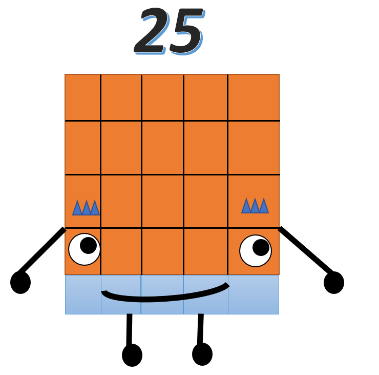 NumberBlocks 25 | NumberBlocksClip Wiki | Fandom