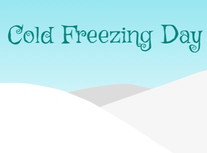 Cold Freezing Day | Numberorange Wiki | Fandom