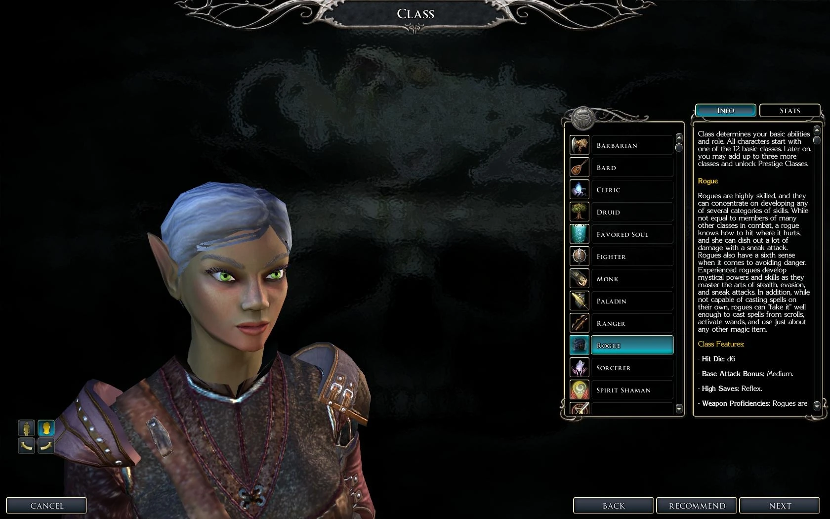 Neverwinter Nights 2 Characters