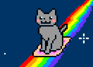 how to draw a nyan cat step by step