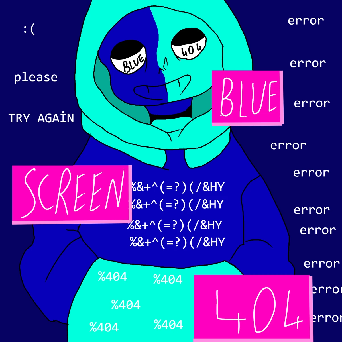 Blue Screen 404 | NyksVerse Wiki | Fandom