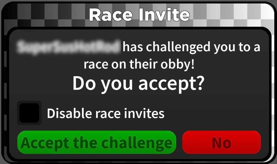 Race Invite | Obby Maker Wiki | Fandom