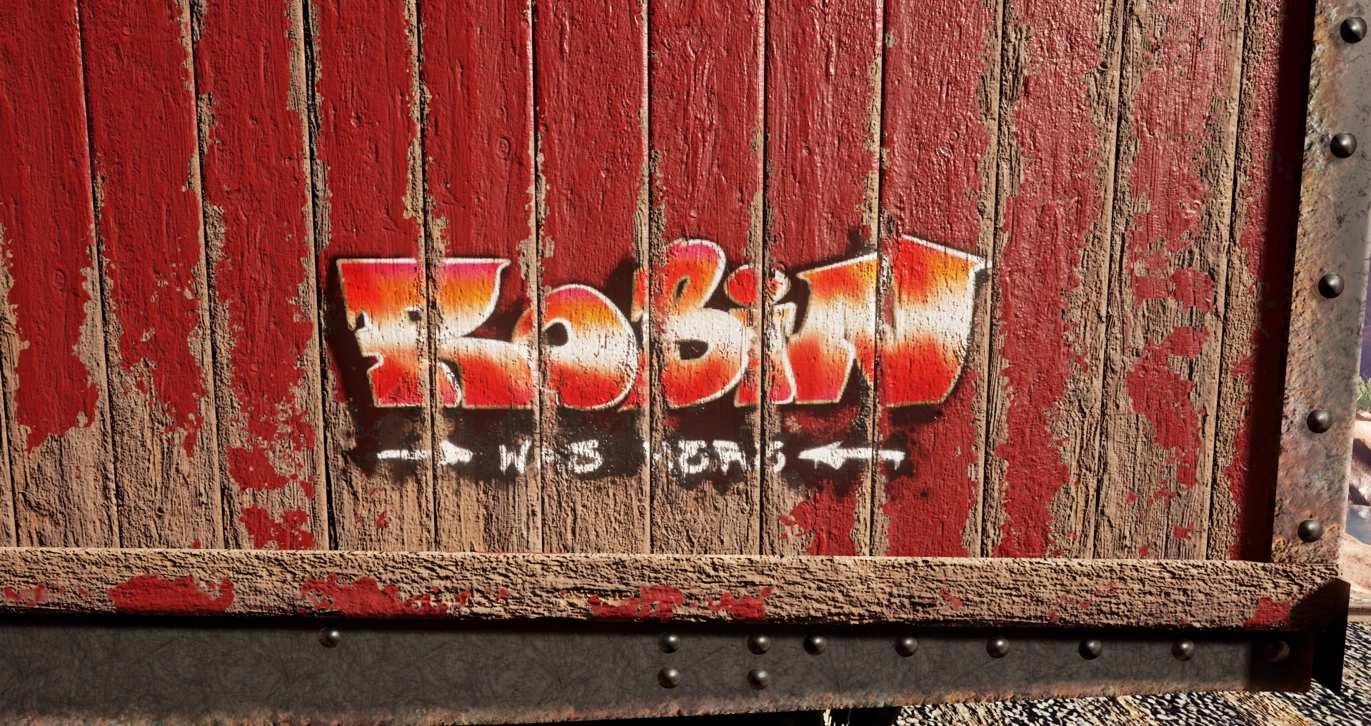 Robin In Graffiti
