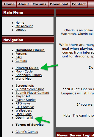 Players Guide | OberinWiki | Fandom