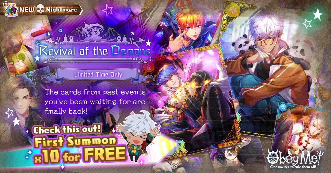 Revival of the Demons (August 2024) | Obey Me! Wiki | Fandom