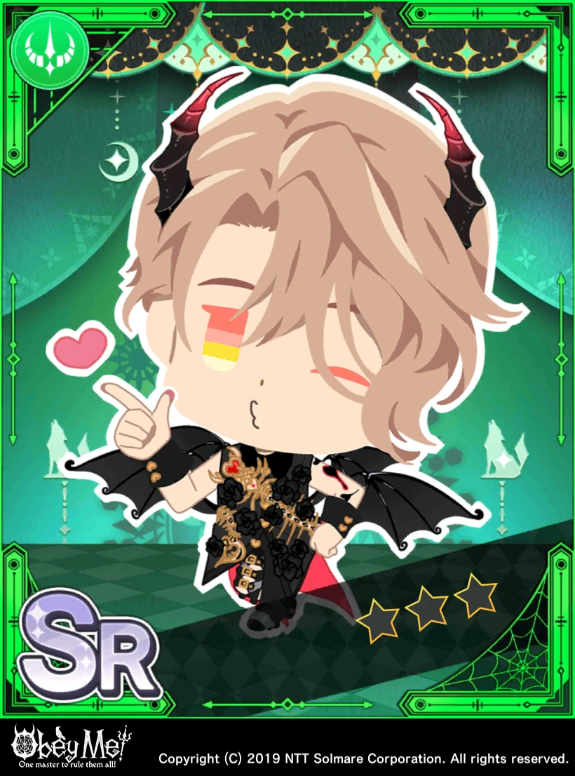 Chibi Asmo II (Wrath) | Obey Me! Wiki | Fandom