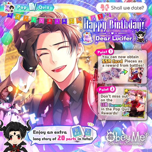 Happy Birthday! Dear Lucifer | Obey Me! Wiki | Fandom