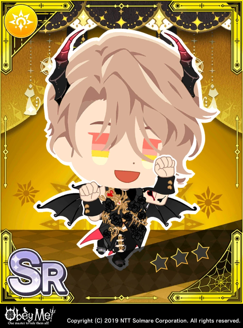 Chibi Asmo II (Greed) | Obey Me! Wiki | Fandom