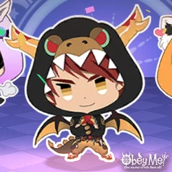 Anime Chibi Diavolo Diavolo Badge Obey Me! (ディアボロ