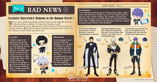 RAD Newspaper Club | Obey Me! Wiki | Fandom