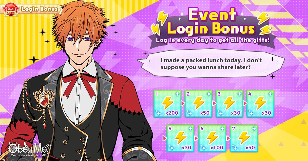 The Great Demonus Awards! Login Bonus | Obey Me! Wiki | Fandom