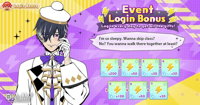 The Demon's Gambit Login Bonus | Obey Me! Wiki | Fandom