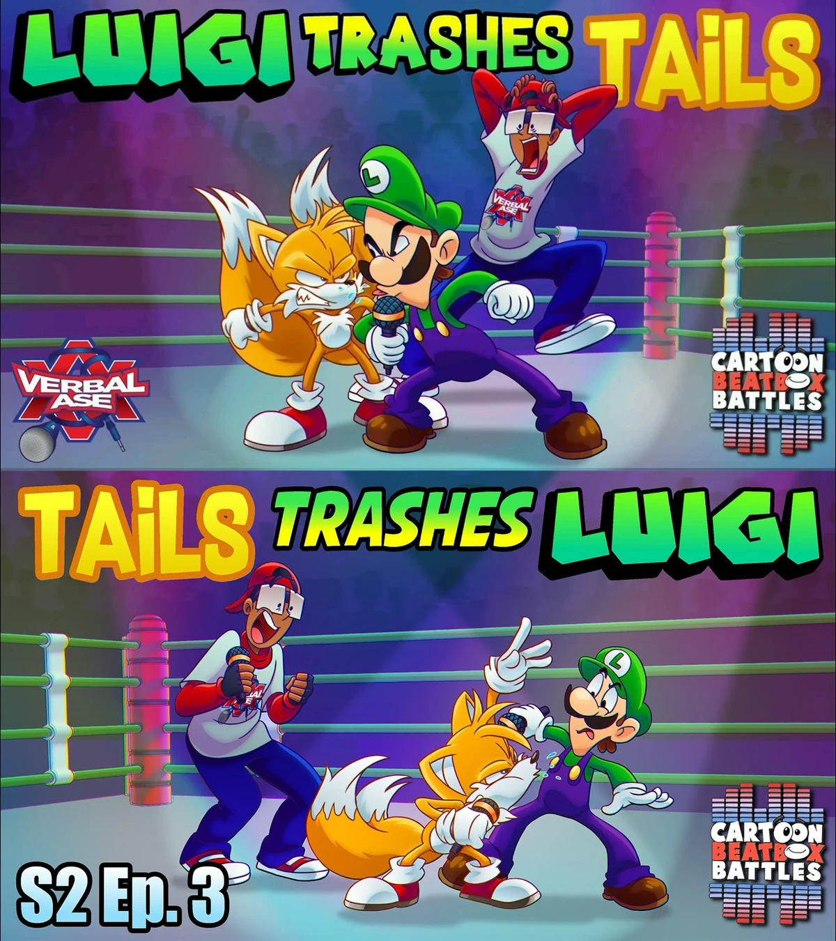 Luigi vs. Tails | Cartoon Beatbox Wiki | Fandom
